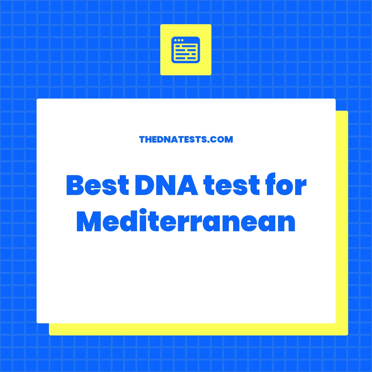 Best DNA test for Mediterranean