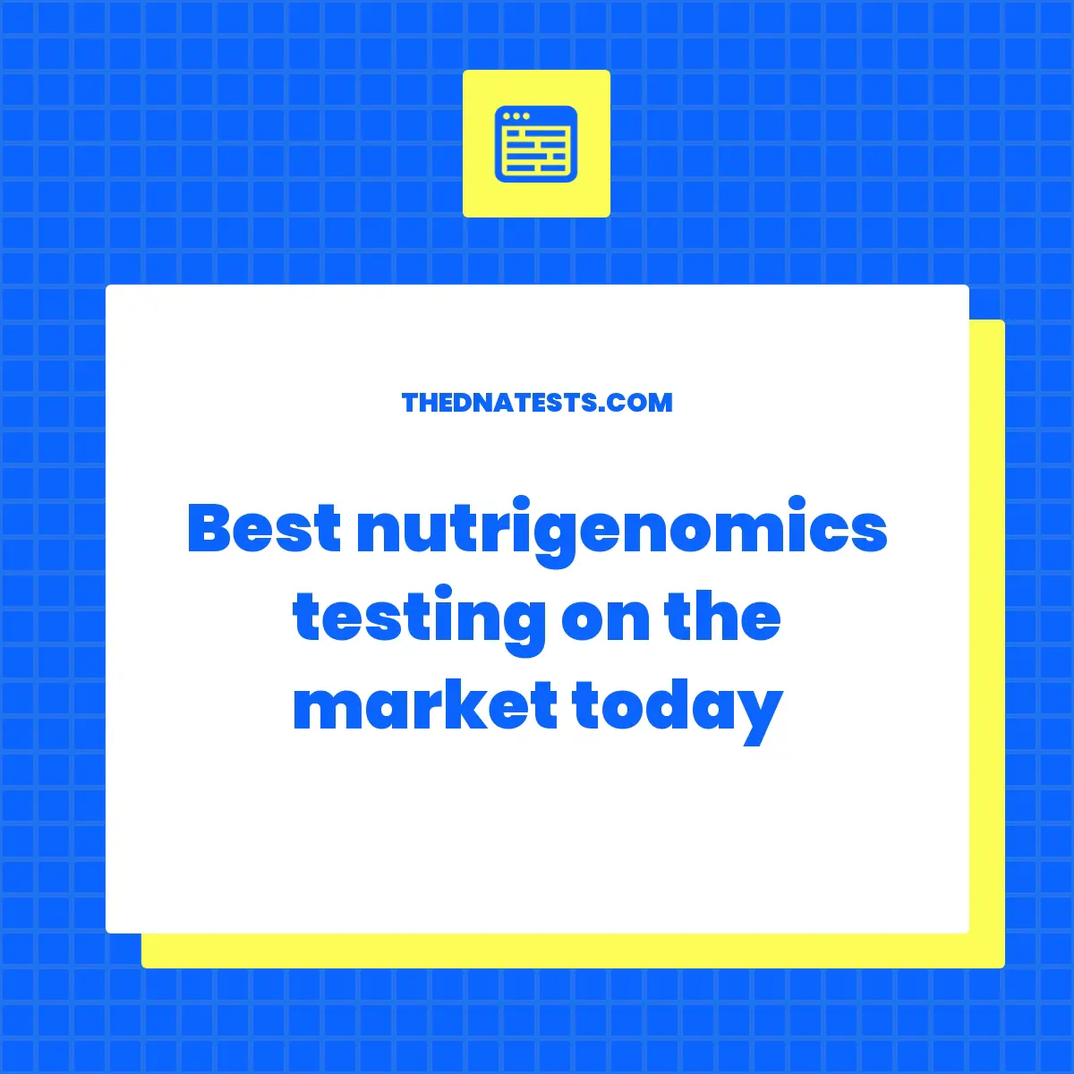 Best nutrigenomics testing on the market today