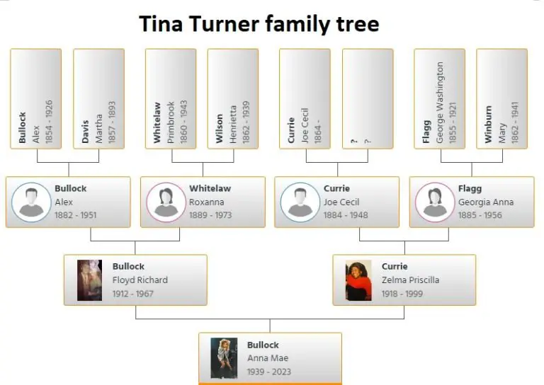 Tina Turner Family Tree